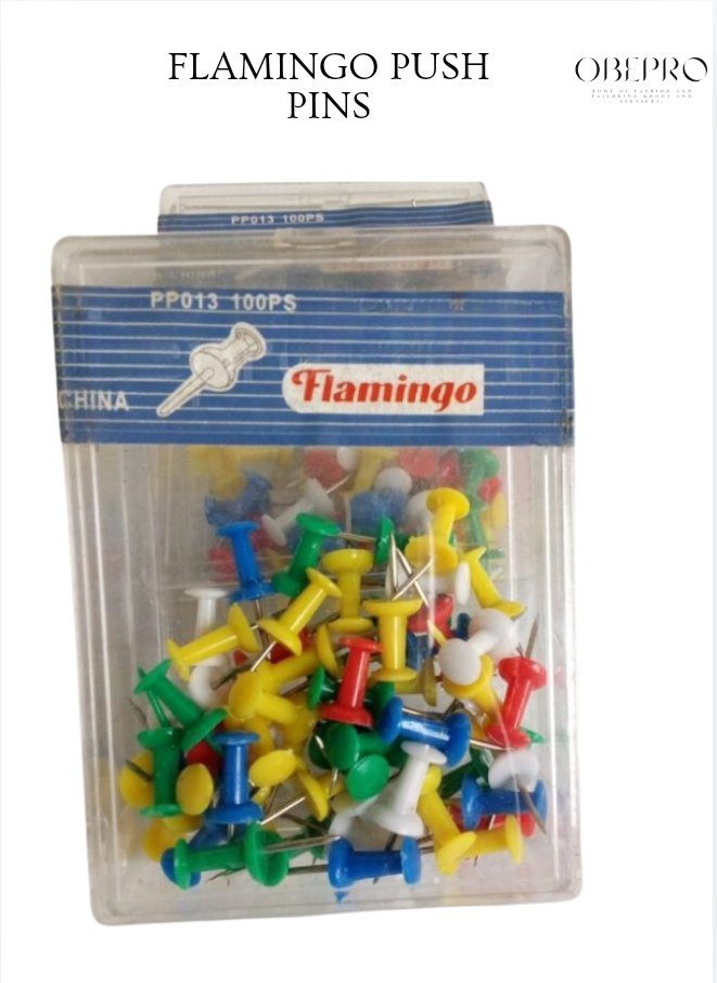 Flamingo Push Pins - Home of fashion and tailoring goods and services.