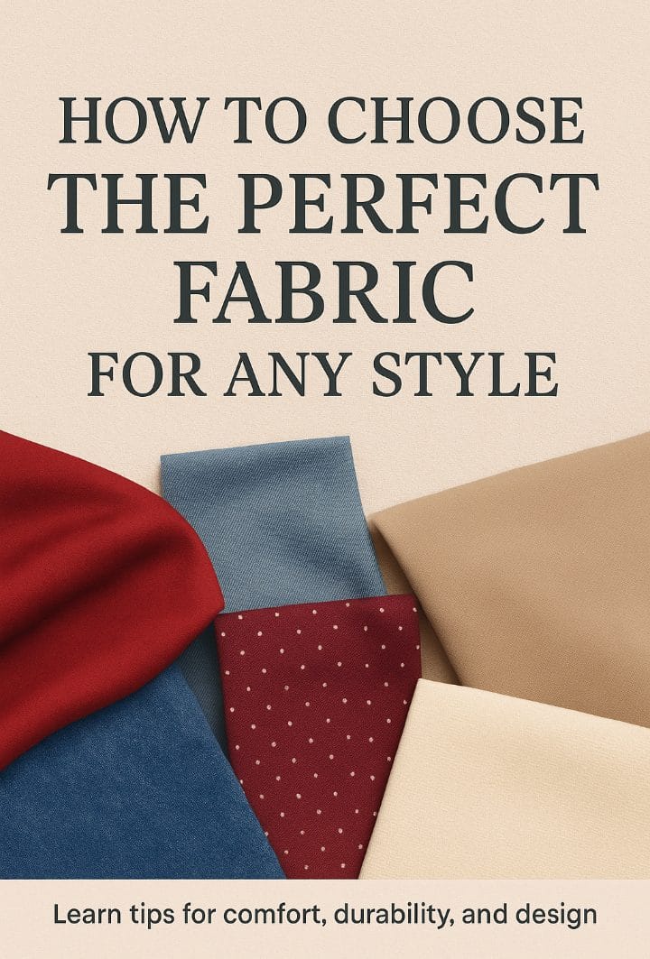 How to Choose the Perfect Fabric for Any Style - Obepro: Quality Sewing ...